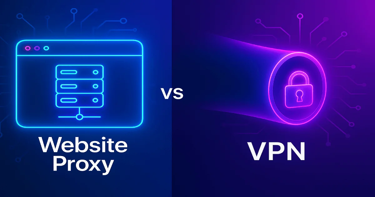 Proxy de Sitios Web frente a VPN: Guía Completa de Comparación | ProxyOrb